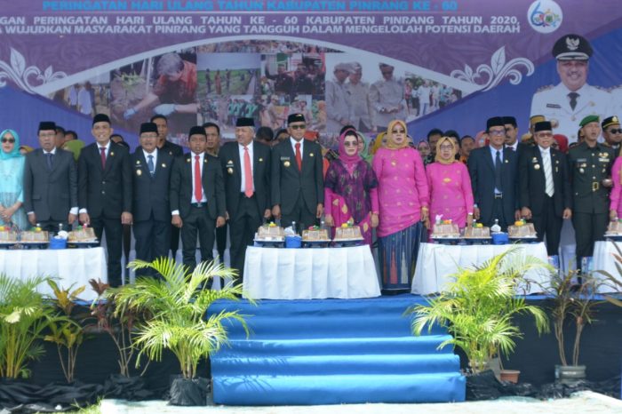 HUT ke-60, Gubernur Sulsel Puji Capaian Pembangunan di Pinrang
