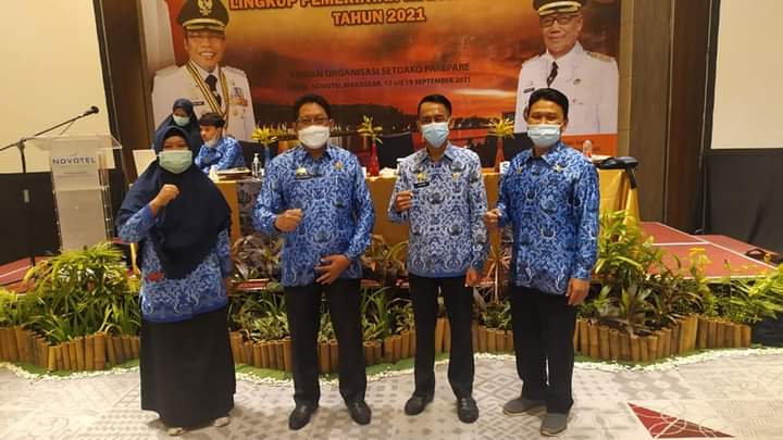 Jajaran Bappeda Parepare Ikuti Penyusunan Peta Proses Bisnis