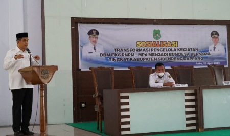 DPMDPPA Sidrap Sosialisasi Transformasi DBM Eks PNPM-Mpd Jadi Bumdesma