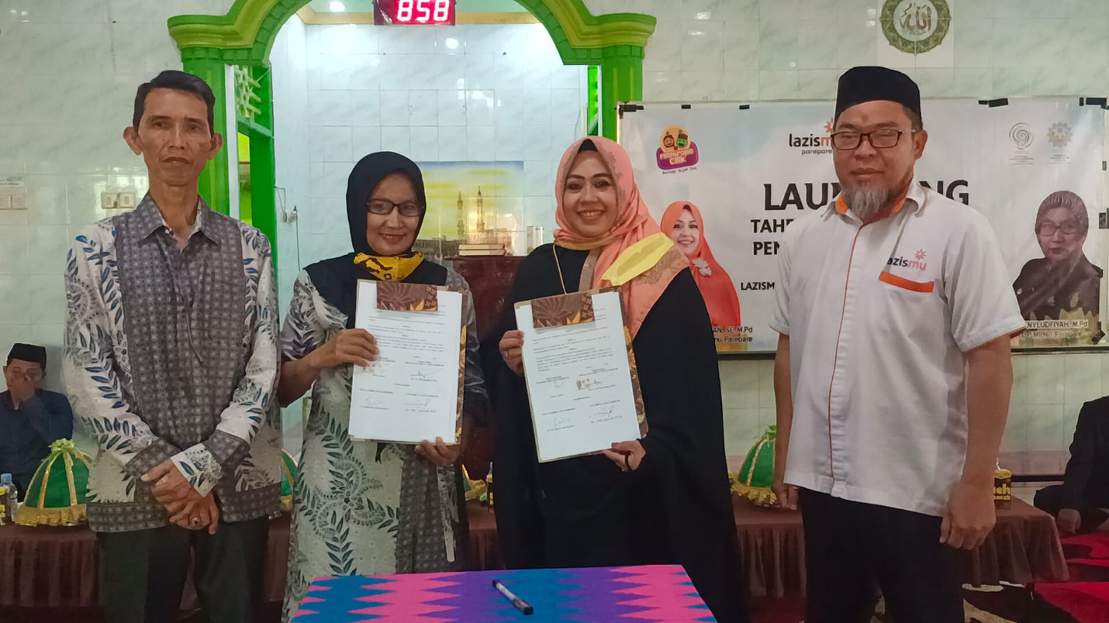 Erna Taufan Kagum, SMPN 1 Parepare Launching Tahfidz Class Program