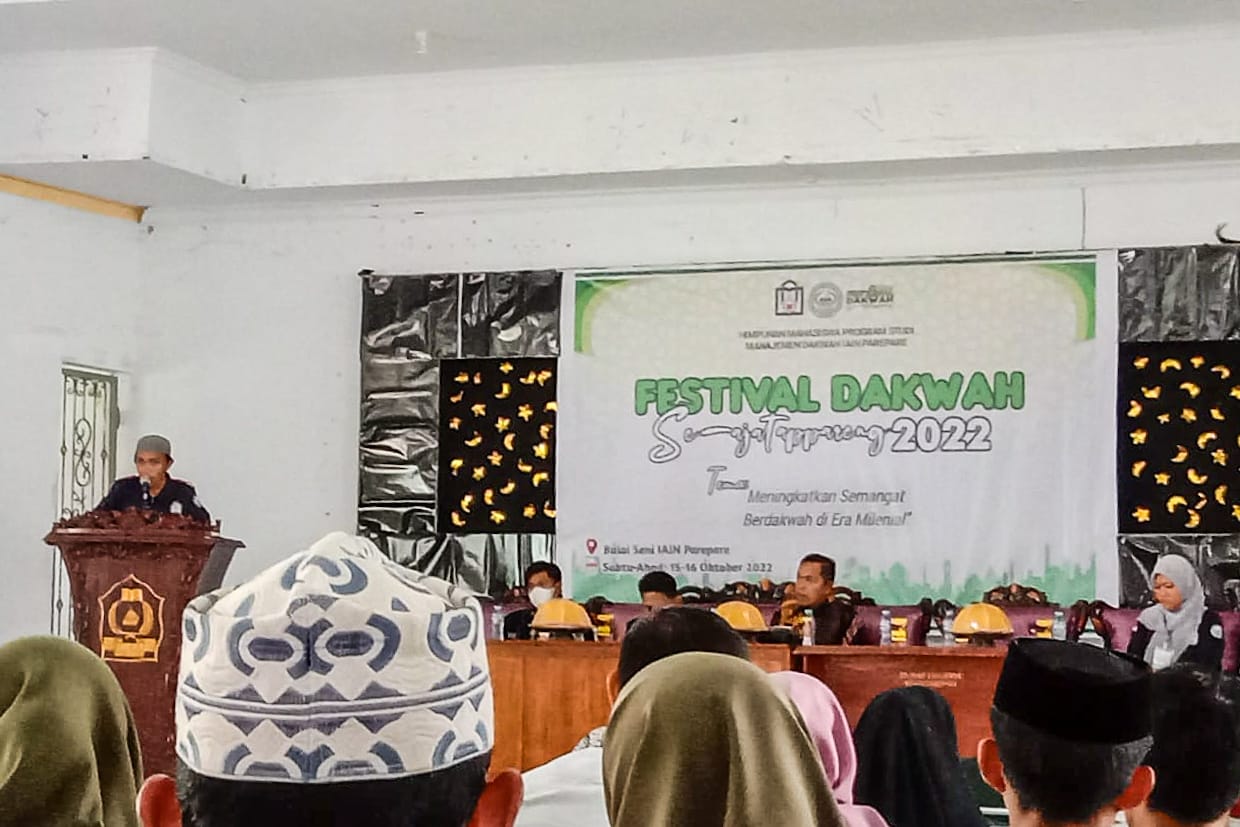 HMPS MD IAIN Parepare Gelar Festival Dakwah se-Ajatappareng – Pijar News