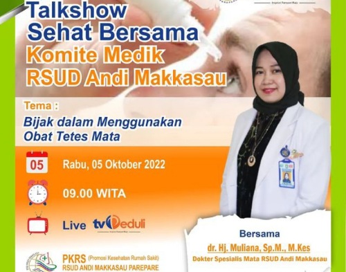 RSUD Andi Makkasau Ulas Pentingnya Kesehatan Mata Lewat Talkshow