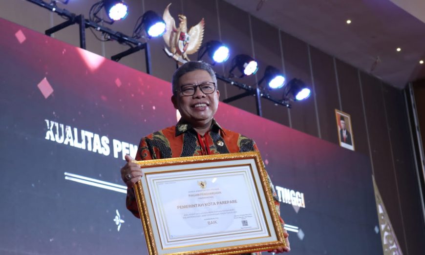 Taufan Pawe Pimpin Parepare Raih Anugerah Kualitas Pengisian JPT Kategori Baik dari KASN