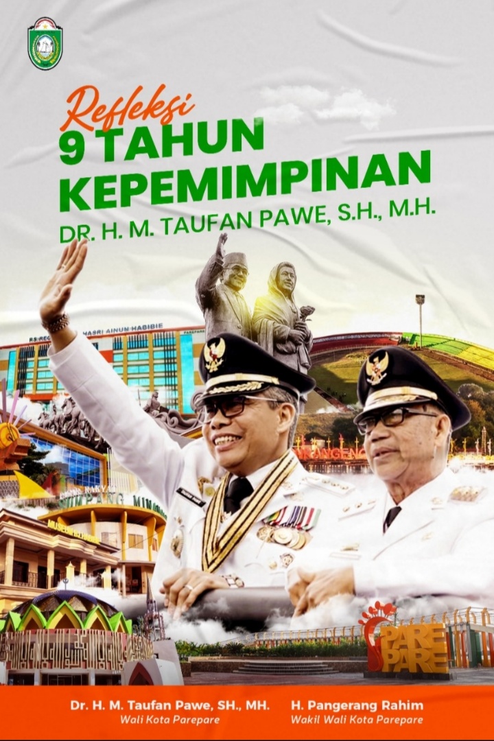 Sembilan Tahun Bangun Kota Parepare, Taufan Pawe Targetkan Masyarakat Hidup Sejahtera dan Bahagia