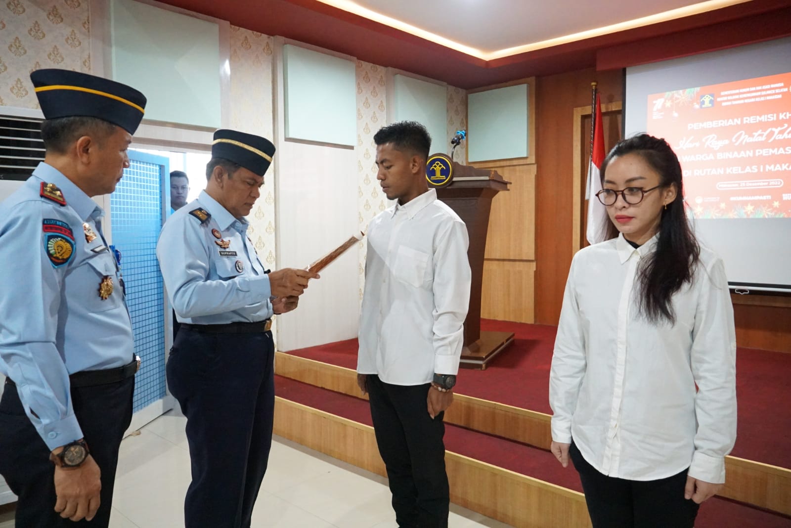 252 WBP Terima Remisi Khusus Natal 2022