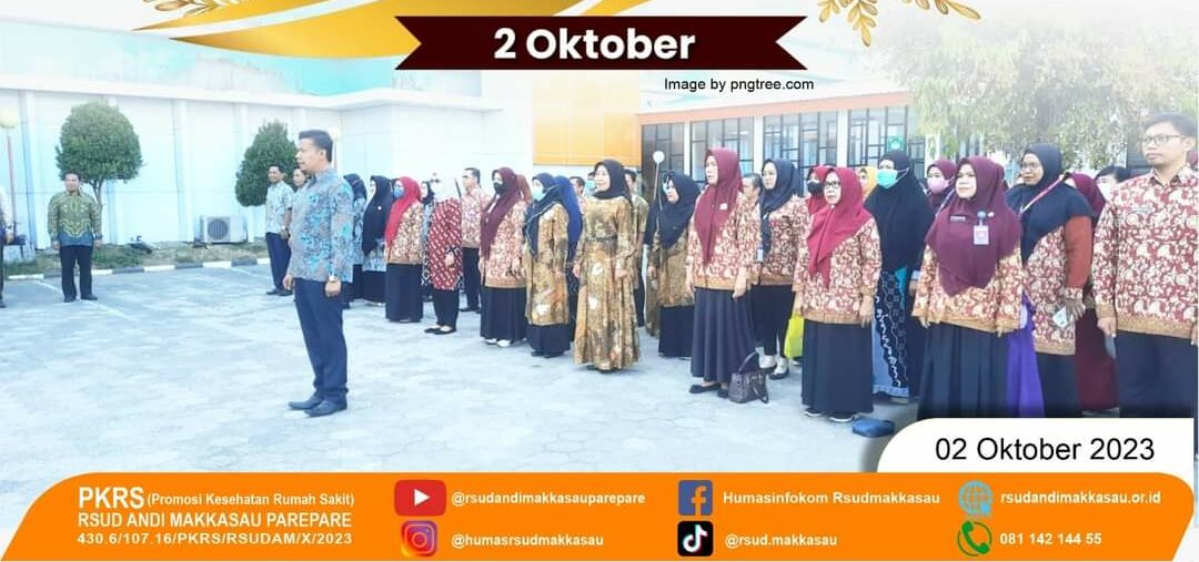 Manajemen RSUD Andi Makkasau Ucapkan Selamat Hari Batik Nasional