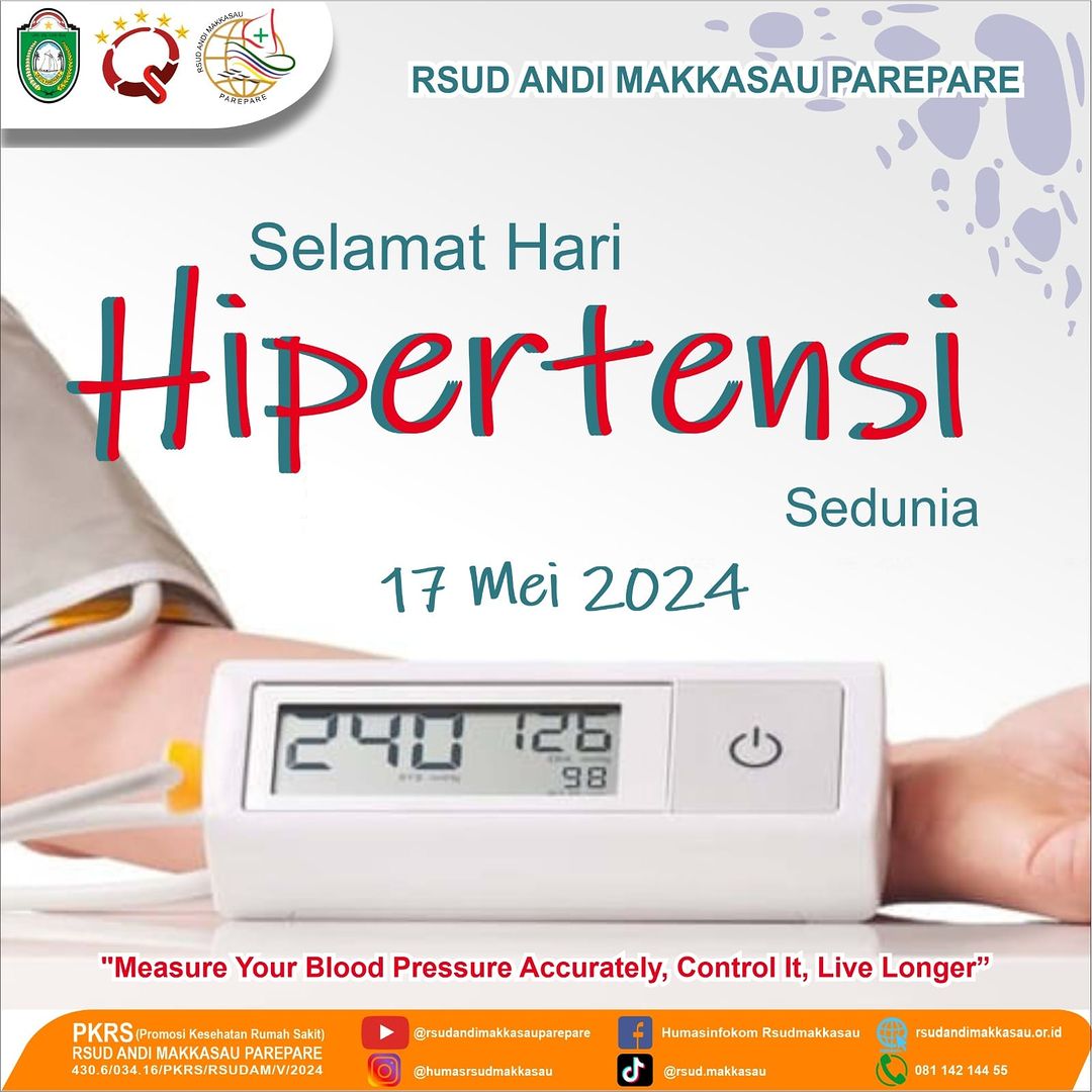 Peringati Hari Hipertensi Sedunia, RSUD Andi Makkasau Beri Beberapa Tips Ini