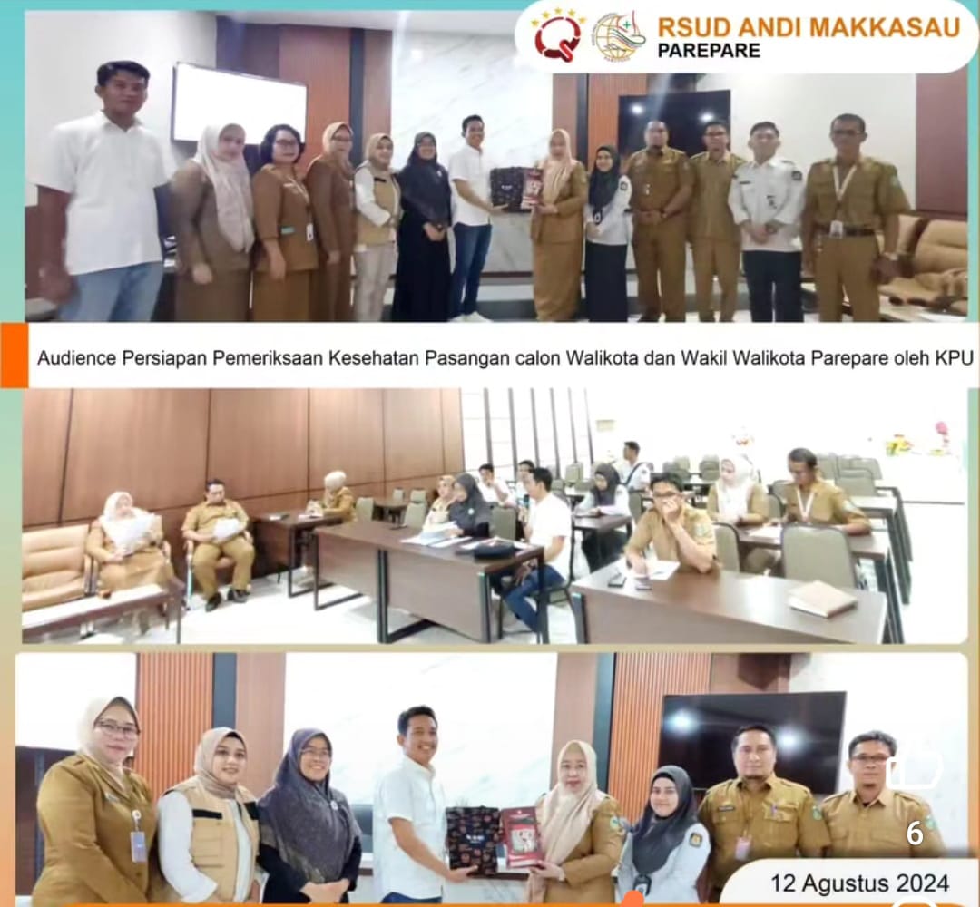 RSUD Andi Makkasau Siap Layani Pemeriksaan Kesehatan Calwalkot