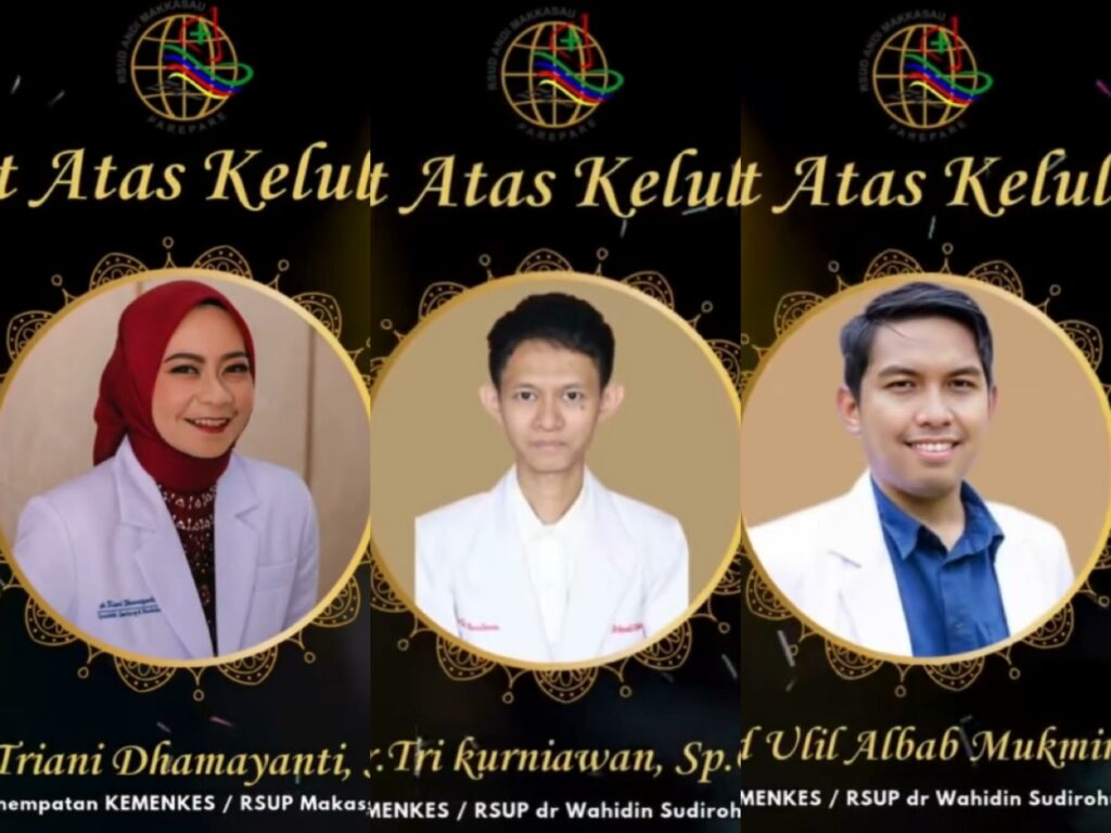 3 Dokter Lulus di Kemenkes, RSUD Andi Makkasau: Semoga Langkah Baru Membawa Kesuksesan